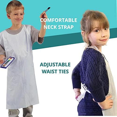 Amazon.com: LIVTEK4LYFE Disposable Aprons Kids - Kids Aprons Bulk ...