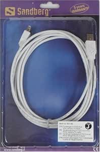Amazon.com: Sandberg Extension USB 2.0 AA 3m Black : Electronics