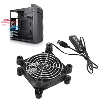 PC Case Fan, 90MM Computer Case Fan with 3 Levels Adjustment, 2800RPM ...