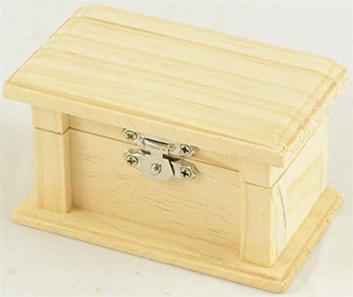 Amazon.com: 1 Pc, Small Wood Rectangular Box 3.75" X 2" X 2" Ready For ...
