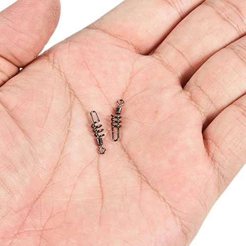 PATIKIL Cork Screw Swivel Snap, 10 Pack 24lb Stainless Steel Quick ...