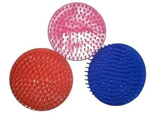 Buy KADAM Hair Comb Hand Grip Round Plastic Hair Washing Comb Pack Of 3 ...