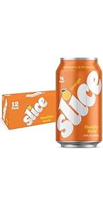 Amazon.com : Slice Healthy Soda, Classic Cola, Prebiotic & Probiotic ...