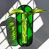 Amazon.com : LITMIND Transparent Green Stained Glass Propagation ...
