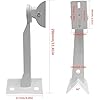 Amazon.com: L-Shape Dome Camera Bracket, Wall Ceiling Mount for ...