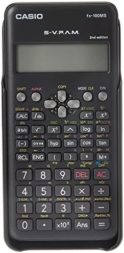 Casio fx-100MS 2nd Edition Non Programmable Calculator fx100MS : Amazon ...