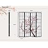 Amazon.com: Room Divider, 4 Panel Plum Blossom Shoji Screen, 6FT ...