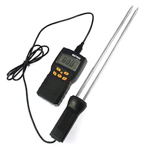 Real Instruments Grain Moisture Meter with Measuring Probe for Wheat ...