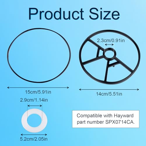 NQEUEPN 3pcs Pool Sand Filter Valve Gasket Replacement Parts Gasket ...