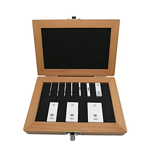 MeterTo Ceramic Gage Blocks Measuring Block Set for Micrometer, 10 ...