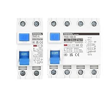 3pcs RCD Type B Leakage Protection Circuit Breaker Type A/AC 2P 4P RCCB ...