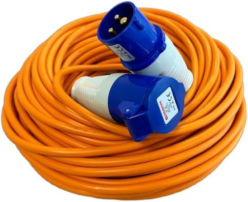 Crusader Products 25M Extension Lead Cable - Heavy Duty, 240V 16amp ...