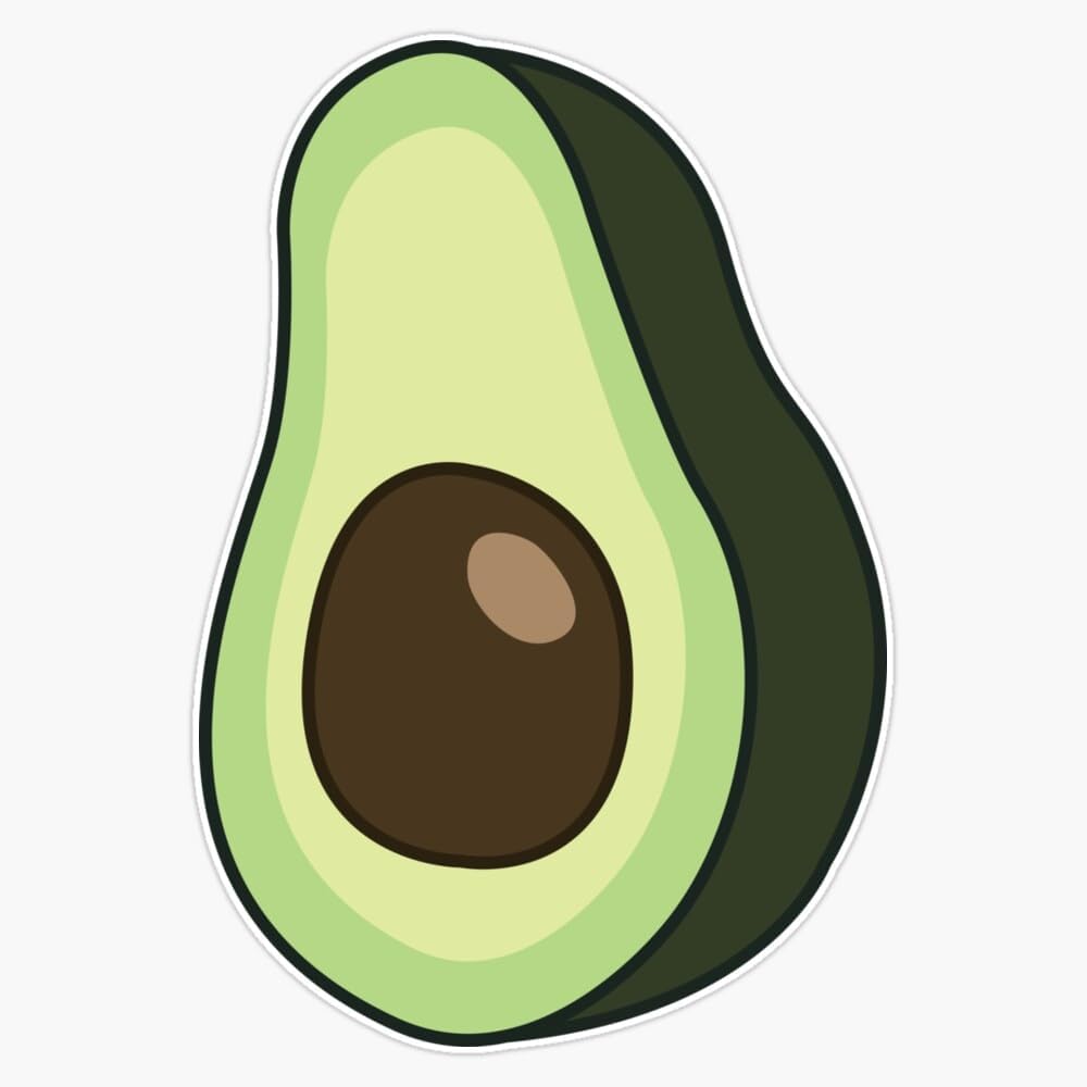 Amazon.com: Avocado Aesthetic Sticker Vinyl Waterproof Sticker Decal ...