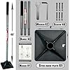 Amazon.com : Heavy Duty Steel Tamper 8"x8" with 48 inch Handle and ...