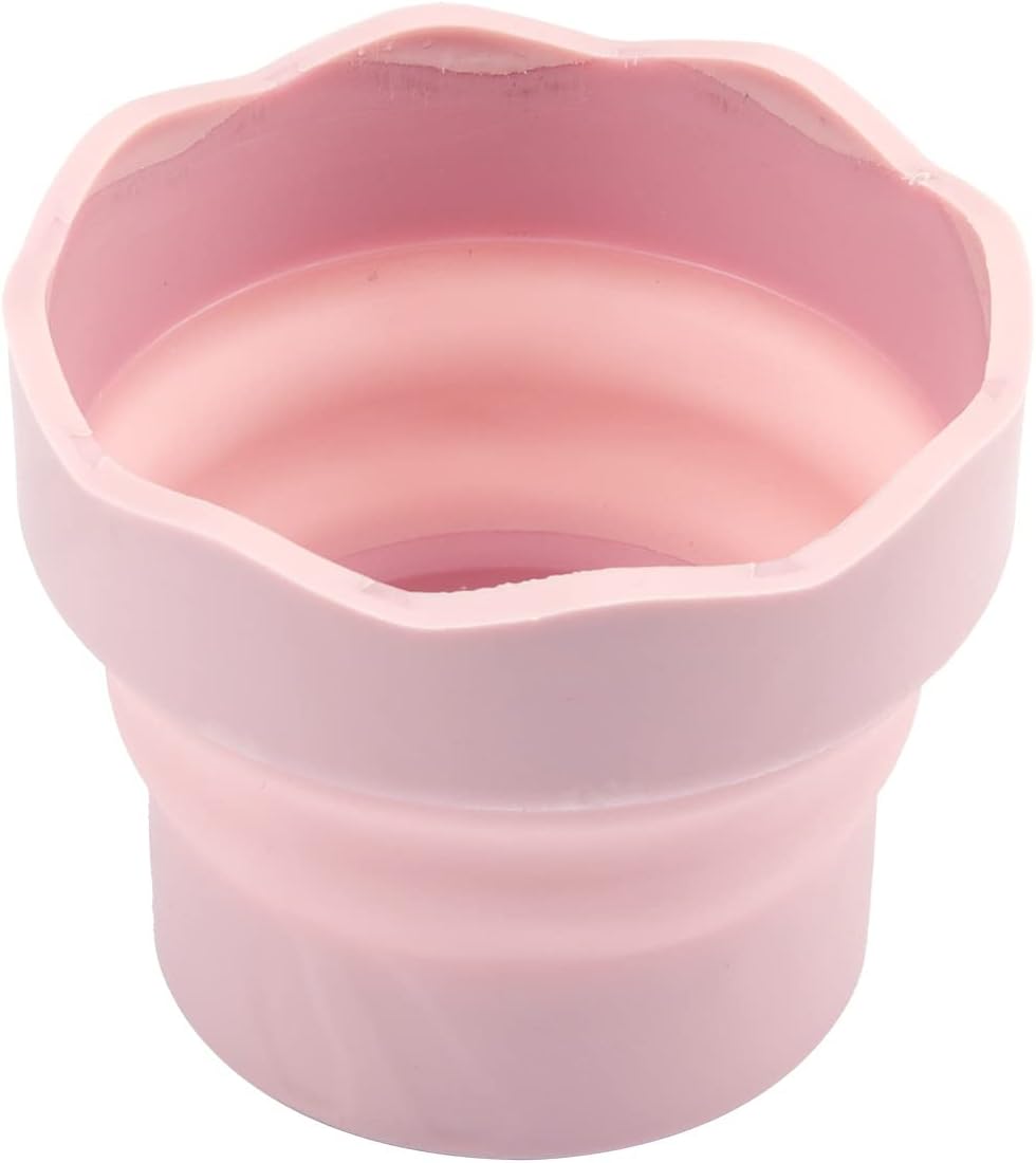 1 Collapsible Water Cup with 2 Paint Brushes, Silicone Bucket, Brush ...