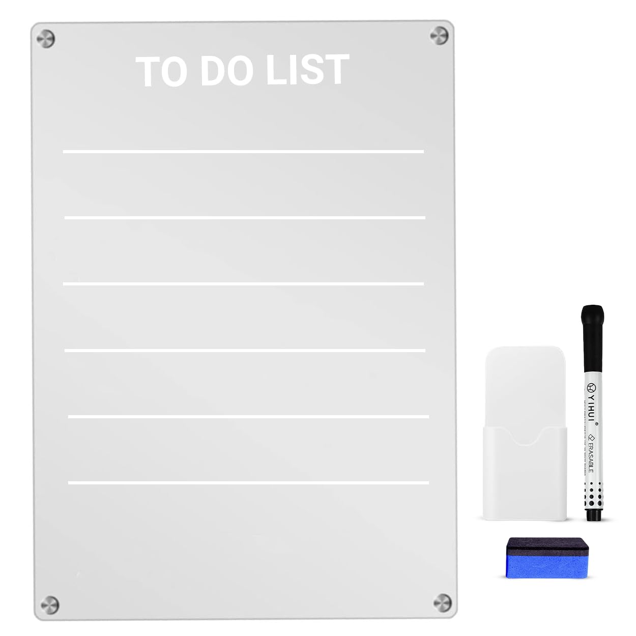 oddpod™ A4 Magnetic Acrylic to do List Planner/Transparent Notes ...