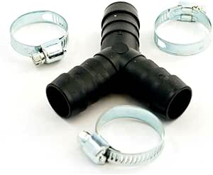 UTP Washing Machine Dishwasher Drain Hose Y Piece Joiner Connector ...