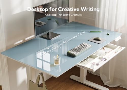 Snapklik.com : INNOVAR Glass Standing Desk