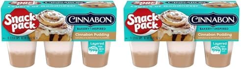Amazon.com : Snack Pack Cinnabon Bakery Inspired Flavored Pudding Cups ...