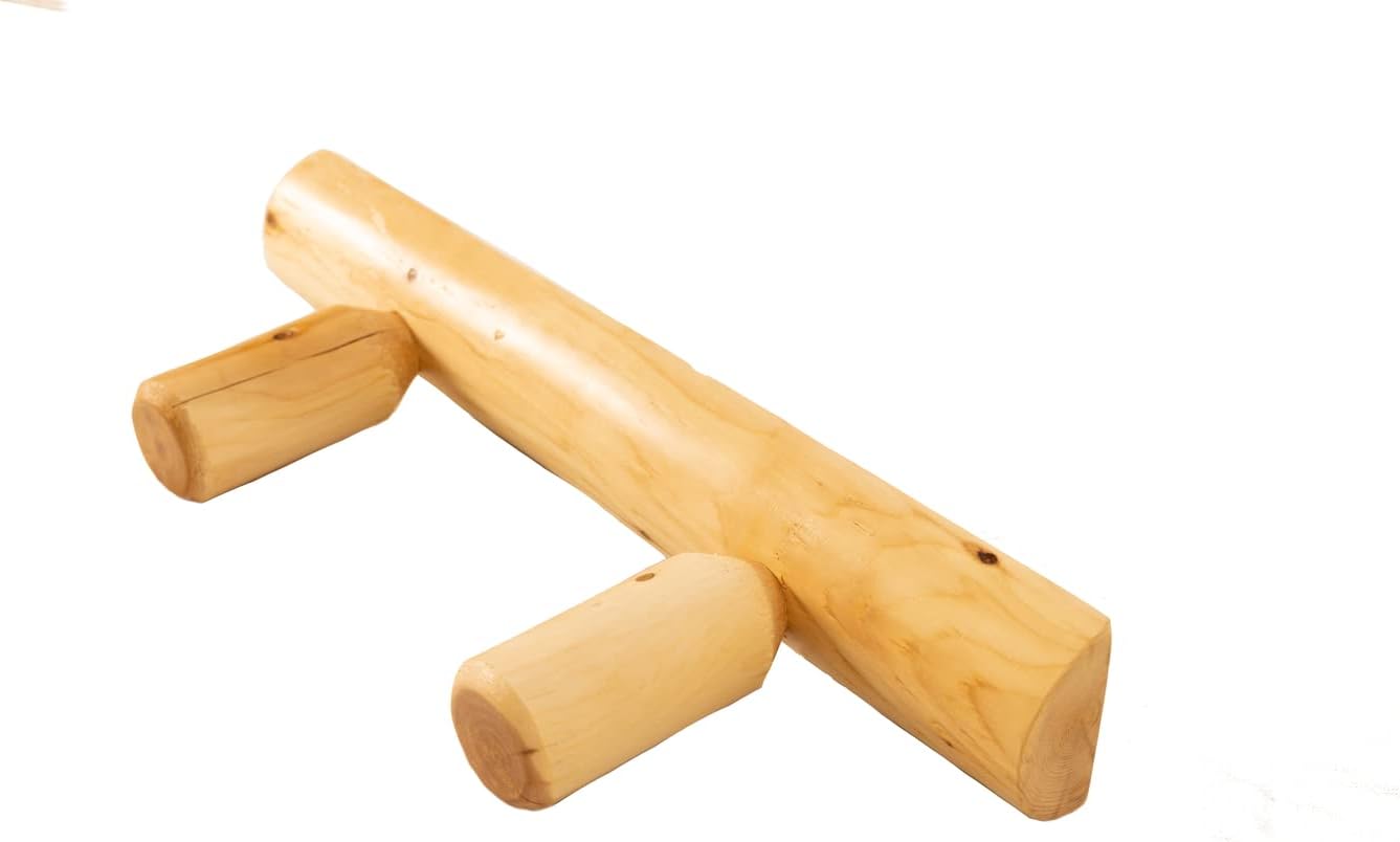 Amazon.com: SOUTHERN RUSTIC LOGWERKS Rustic Log Coat Rack Unfinished 2 ...