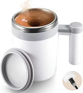 Amazon.com: AFRAD Self Stirring Mug,Rechargeable Auto Magnetic Stirring ...