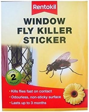 Decco Ltd Window Fly Killer Sticker : Amazon.co.uk: Garden
