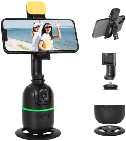 Amazon.com: Auto Face Tracking Tripod,360°Rotation Tracking Phone Stand ...