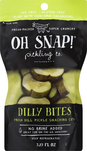 Amazon.com : Oh Snap Pickle Bites Dill Fresh Ks, 3.25 oz : Grocery ...