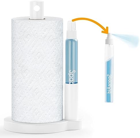 Amazon.com - SpaceAid SprayNeat Paper Towel Holder with Spray Bottle ...