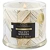 Amazon.com: CLCo by Candle-lite Wood Wick Scented Candles, Velvet Woods ...