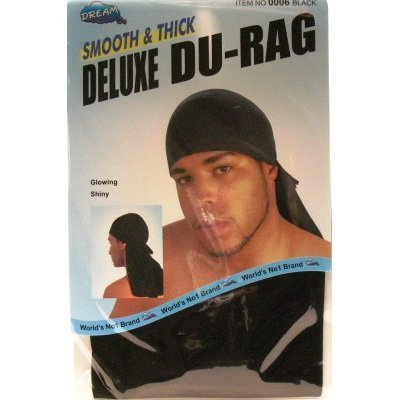 Amazon.com : Dream Du-Rag Deluxe Black by Dream : Beauty & Personal Care