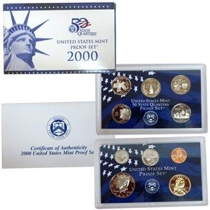 2000 United States Mint Proof Set Original Government Packaging Superb ...