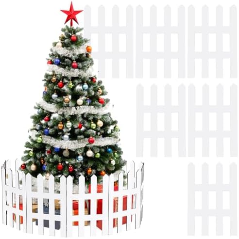 Amazon.com : 16" Tall Christmas Tree Gate, 18pcs Christmas Tree Picket ...