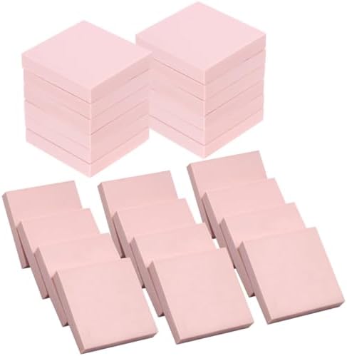 Acidea Rubber Carving Blocks, 24pcs 2"x2" Square Pink Linoleum Blocks ...