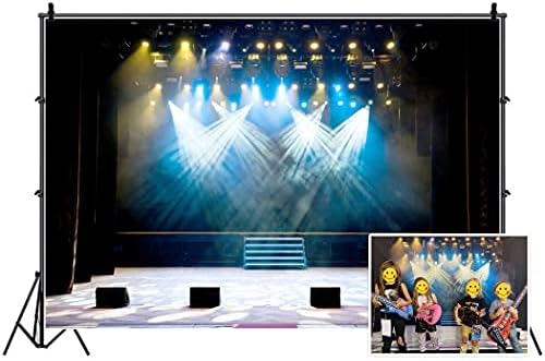 Amazon.com : Yeele 10x6.5ft Stage Concert Backdrop Lighting Nightclub ...