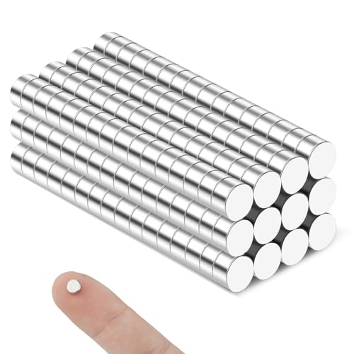 Snapklik.com : Small Magnets, 180 Pack Refrigerator Magnets 5x3mm Rare ...