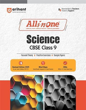 ALL IN ONE SCIENCE CBSE CLASS 9th REVISED EDITION 2024 - 2025 ARIHANT ...