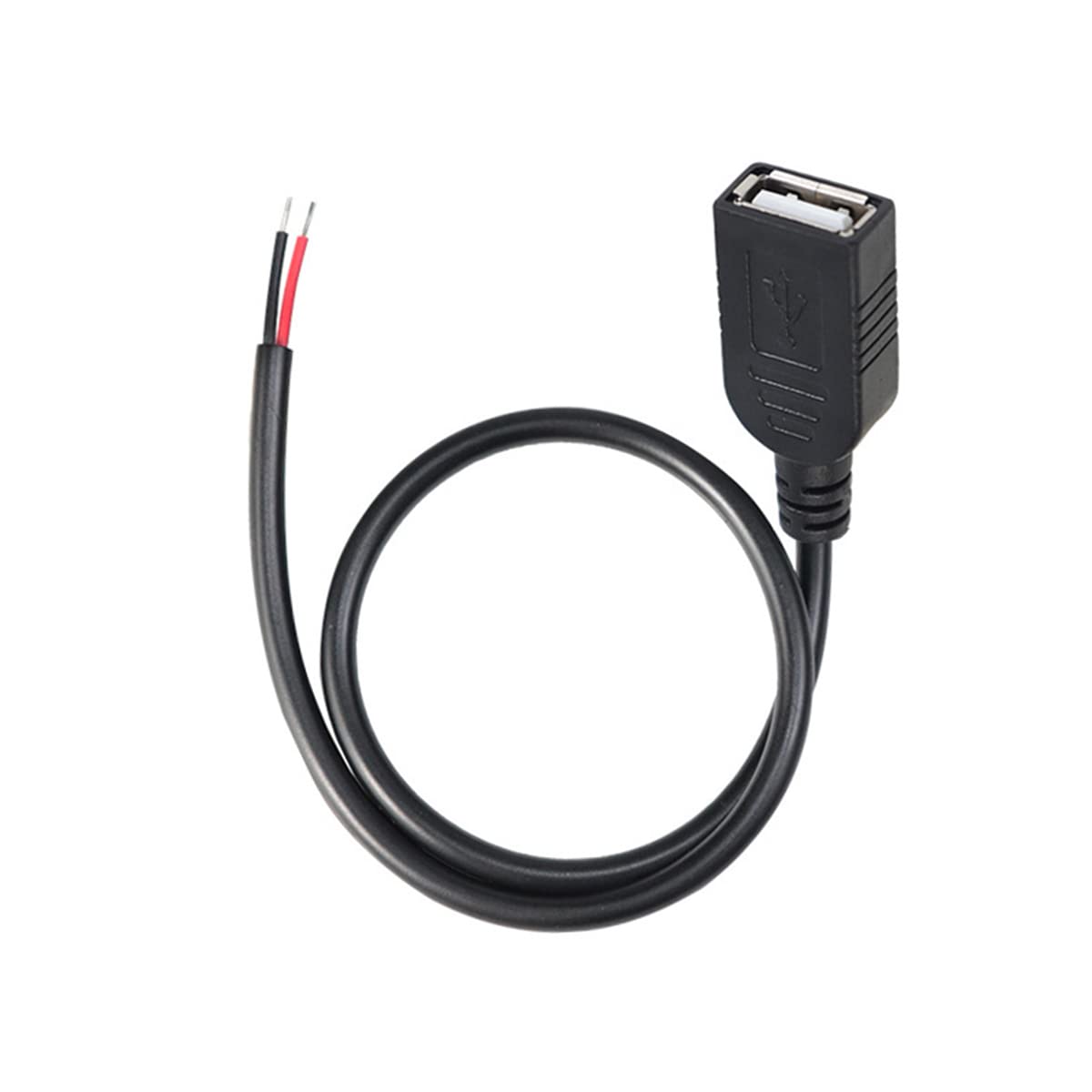 YSJJZRL USB 2.0 Male/Female to Bare Wire Open End Cable 5V 2 Cores ...