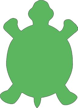 Amazon.com : SHAPES ETC. 50 Shts Turtle Sticky Notepad 3in Green Color ...