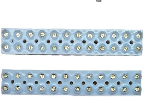 12 Ways PVC Terminal Connector Strip Electric Barrier Strip Dual Row ...