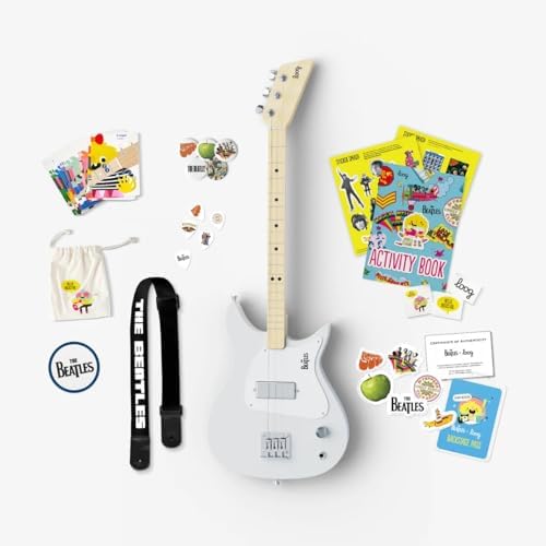 Amazon.com: Beatles + Loog Electric Guitar for Kids Children 3 Strings ...