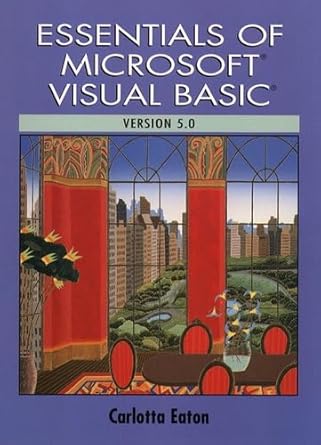 Essentials of Microsoft Visual Basic 5.0: Buy Online at Best Price in ...
