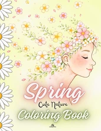 Amazon.com: Spring Coloring Book: Nature’s Rebirth Through Plants ...