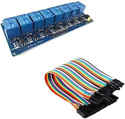 Robotbanao 8 Channel Relay 5V Module With Optocoupler For Arduino and ...
