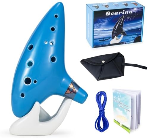 Amazon.com: Ocarina Musical Instrument 12 Hole Alto C with Display ...