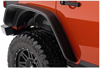 Amazon.com: Bushwacker Hyperform Front & Rear Fender Flares | 4-Piece Set, Black, Textured ...