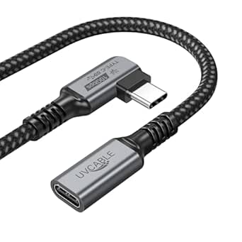 USB C Extension Cable 6.6ft, USB 3.2 Gen 2 Extender Cord Fast Charging ...