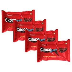 BAKEMATE Choco Dream Crispy Wafer with Fun Chocolate PACK Of 4 : Amazon ...
