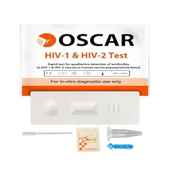 OSCAR HIV-1 & HIV-2 Rapid Test Kit, for Qualitative Detection of ...