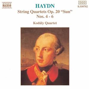 Amazon.com: Haydn: String Quartets, Op. 20 "Sun", Nos. 4-6: CDs & Vinyl
